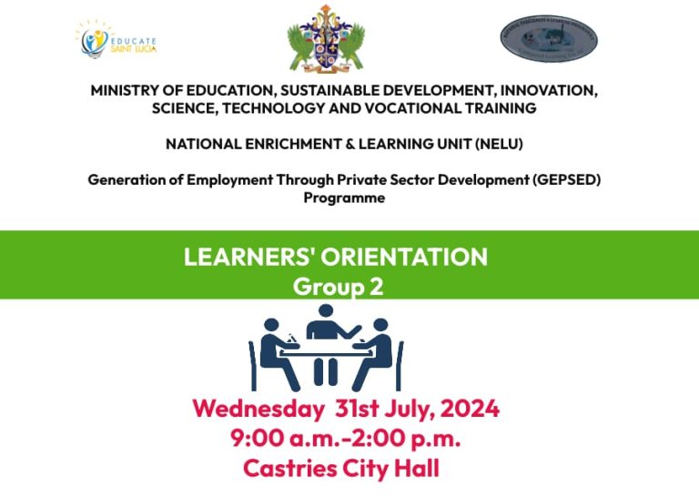 Orientation For the National Enrichment Learning Unit (NELU) Registered ...